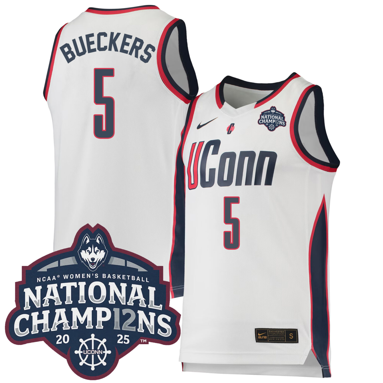 Paige Bueckers UConn Huskies Women's Basketball White Jersey