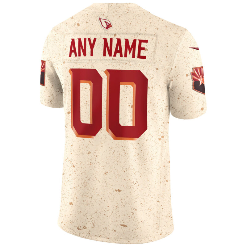 Custom Arizona Cardinals Natural 2025 Rivalries Collection Limited Jersey