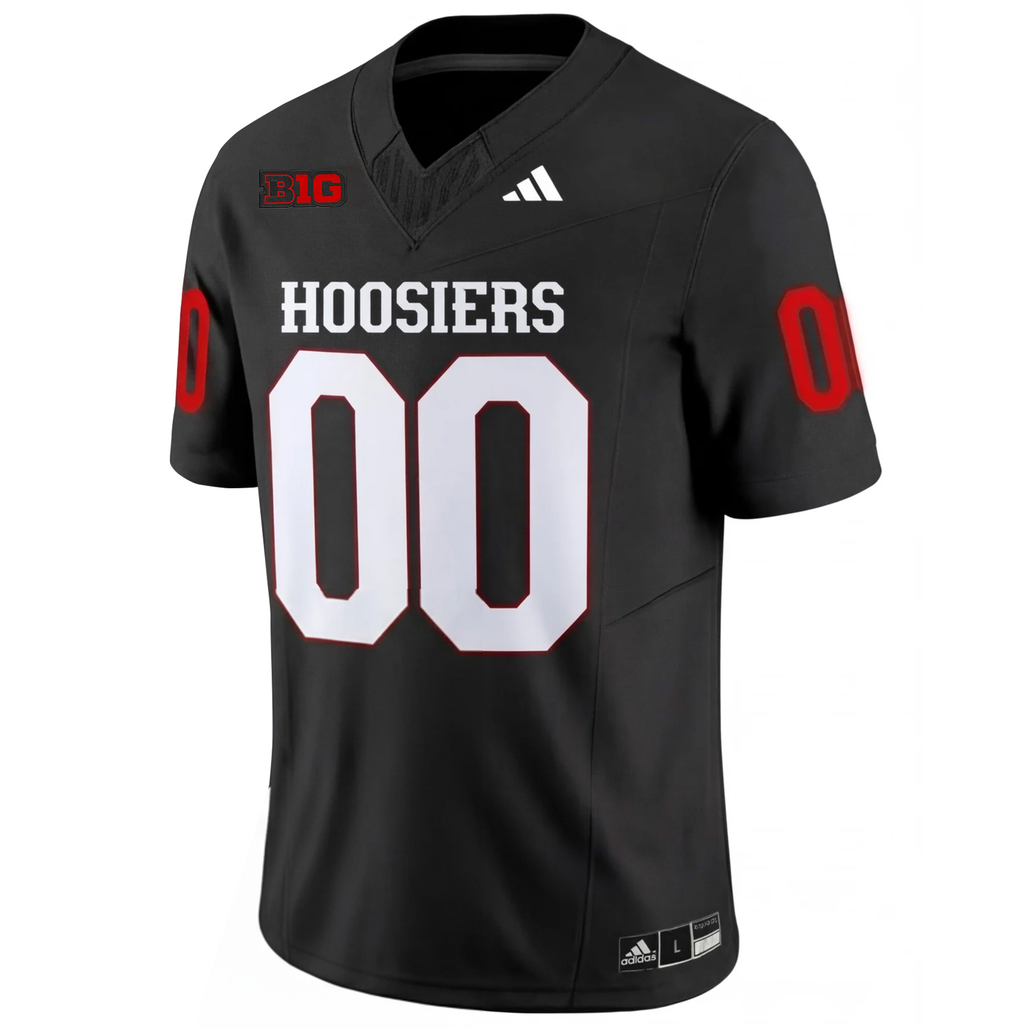 Custom Indiana Hoosiers Football Black Vapor F.U.S.E Limited Jersey w ...