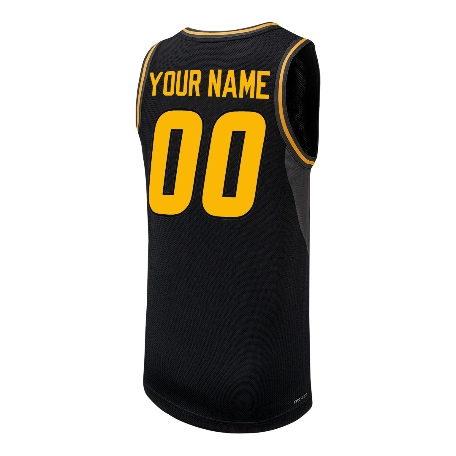 Custom Missouri Tigers Basketball Black Away Jersey
