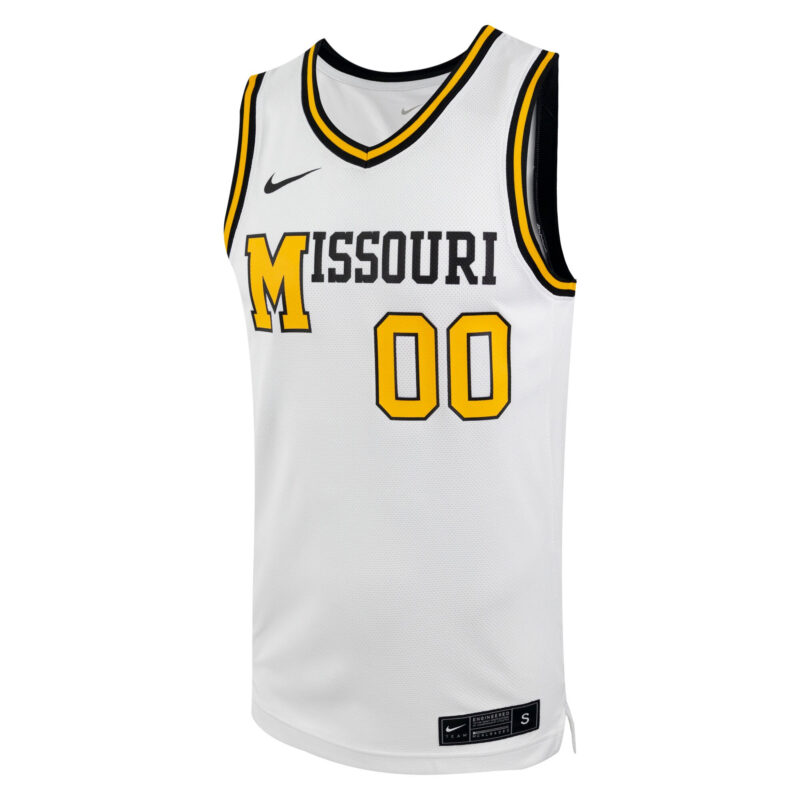 Custom Missouri Tigers Basketball White Special Jersey